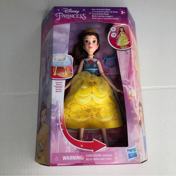 Disney | Toys | Disney Princess Spin And Switch Belle Quick Change ...